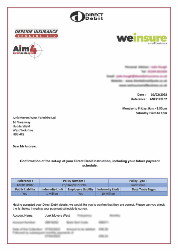 Certificates of Waste Regulation - Junk Movers West Yorkshire Ltd